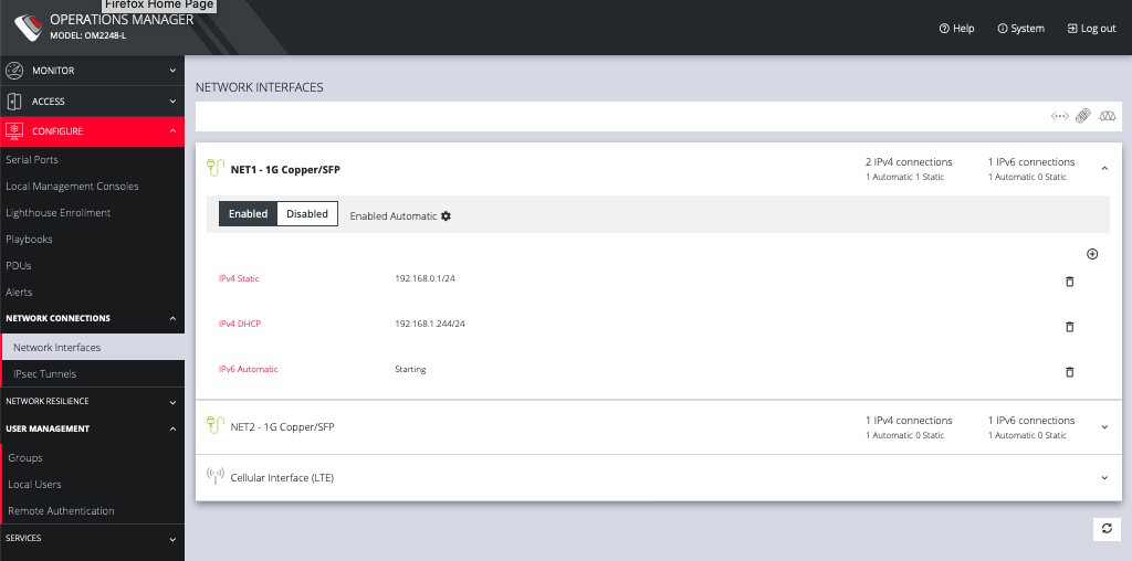 2. Initial System Configuration